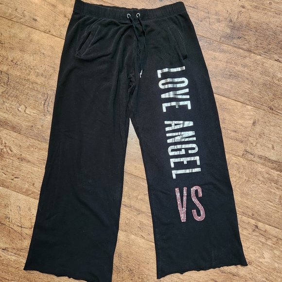 Victoria's Secret | Pants & Jumpsuits | Victorias Secret Black Bling ...